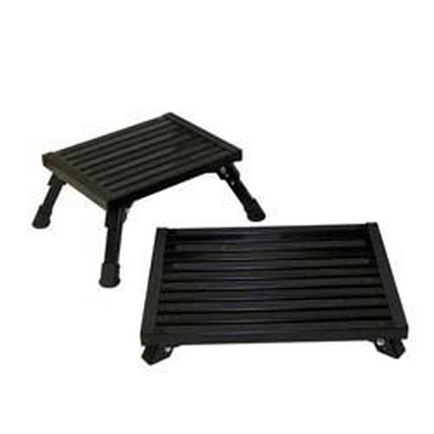 Safety Step S-07C-BLK Black 11" X 14" Small Folding Step - Walmart.com