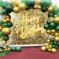 Gold Birthday Backdrop Shining Golden Shimmer Wall Happy Birthday ...