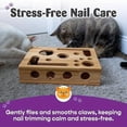 Cat Nail File Enrichment Box, 2026 Upgrade Cat Scratch Puzzle ...