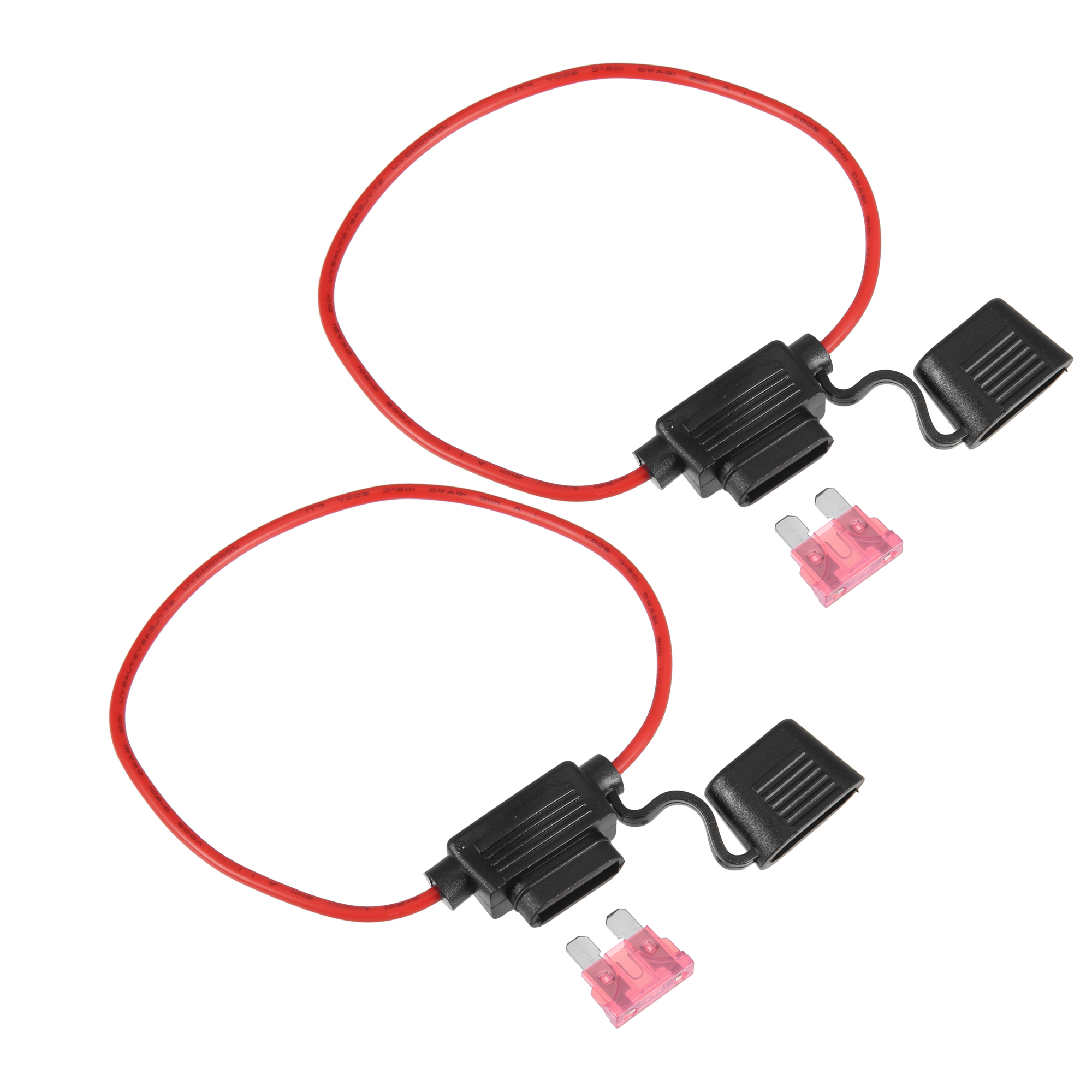 2 Set DC 32V 16 Gauge Car Inline ATC Blade Style Inline Fuse Holder ...
