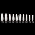 Nail Monomer Clear Acrylic Tips Coffin Shape on Nails for Women Coffin ...
