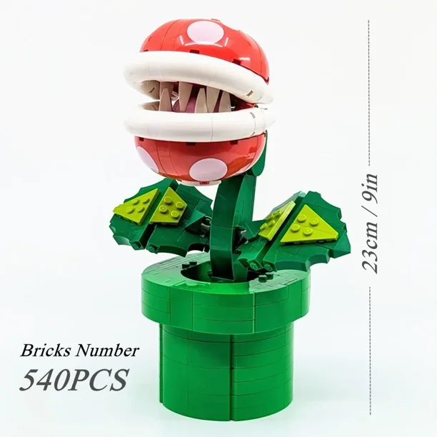 Miniso Super Mario Tree Chomper Ramo de flores Decoración del hogar ...