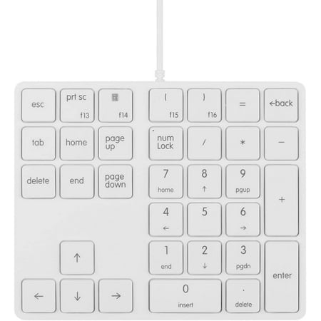 Numeric Keypad 34 Keys (30%) Mini Multifunctional Wired Numpad Portable ...