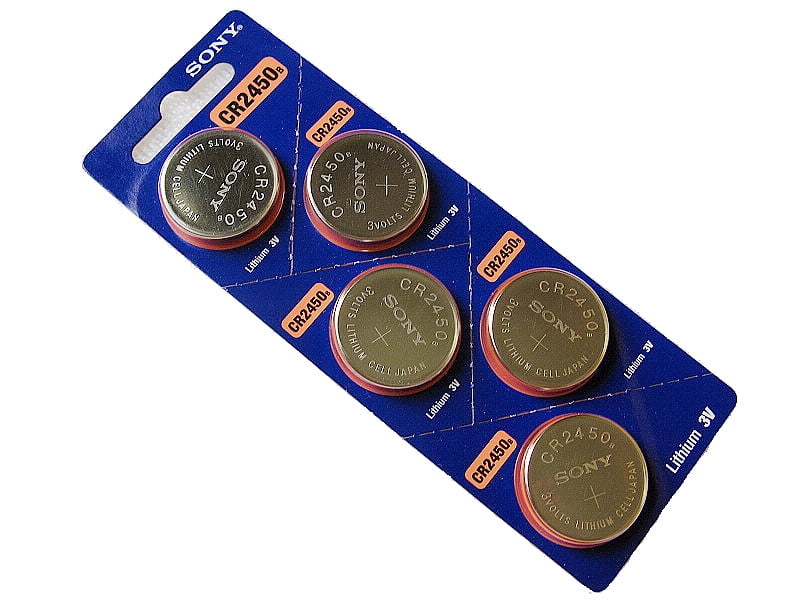 Sony Murata CR2450 3V Lithium Coin Battery - 50 Pack - FREE SHIPPING - Walmart.com
