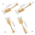 SDFGTstore Brass Tea Spoon Kung Fu Tea Spade Metal Spoons for Scooping ...