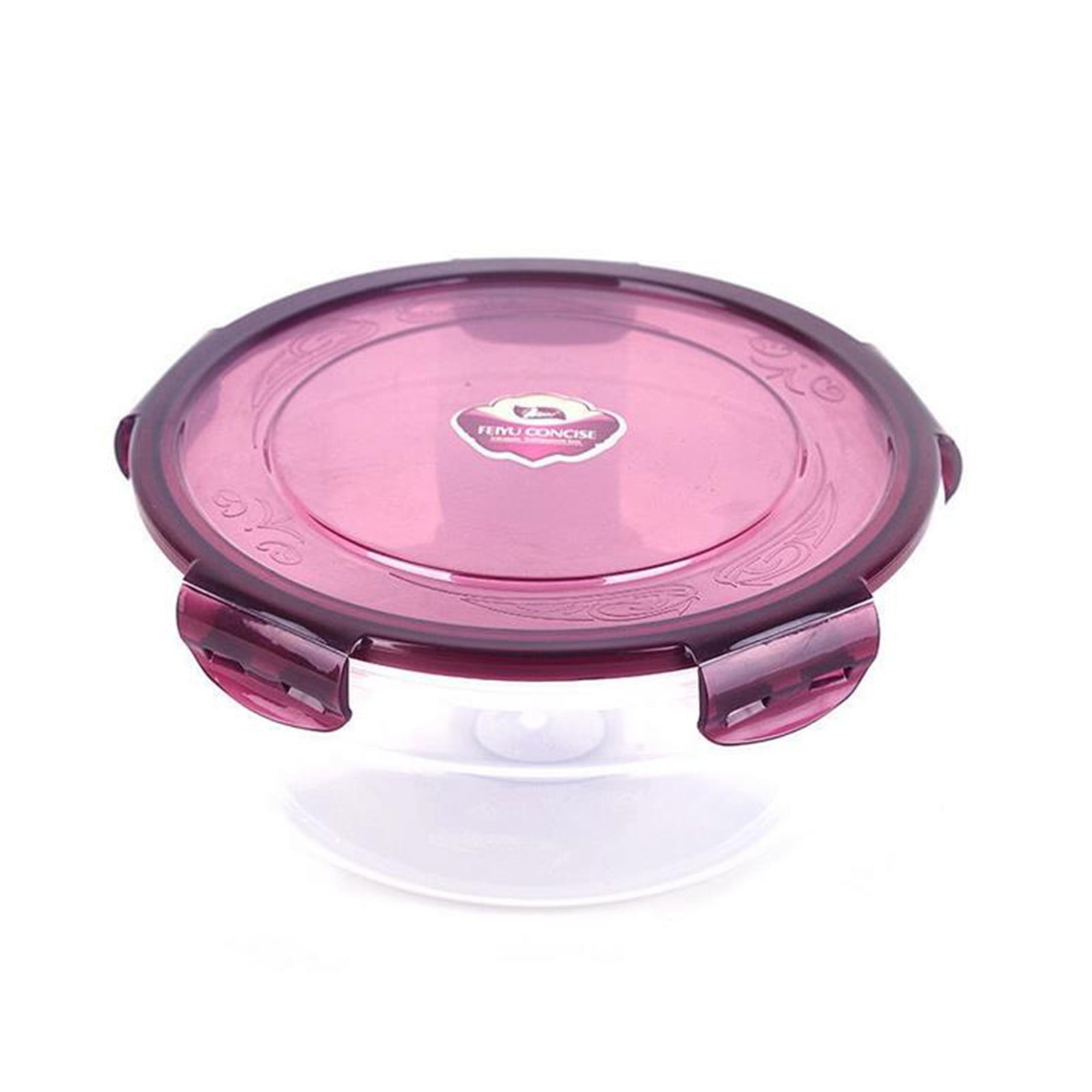 Vikakiooze Fresh Storage Box, Round Thickened Plastic Sealed Fresh ...