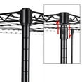 Ktaxon Heavy Duty Rolling Garment Rack Portable Double Hanging Rod ...