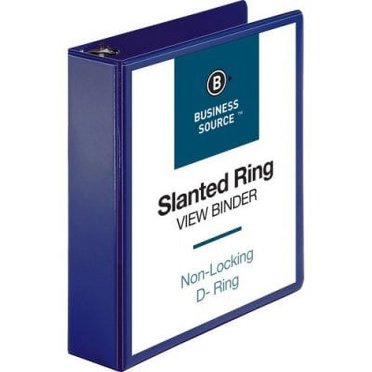 Business Source, BSN44101, Tabloid-size Round Ring Reference Binder, 1 ...