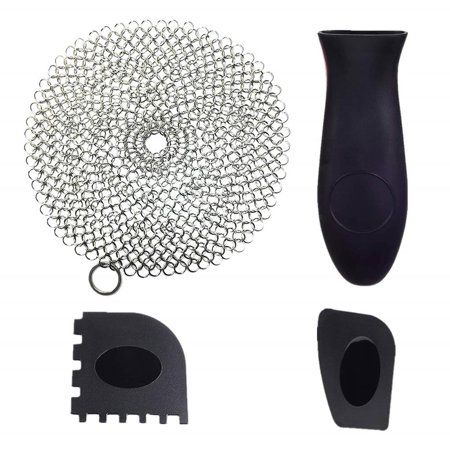 Stainless Steel Pot Brush Net Wash Pot Kitchen Cleaning Tool Tooth ...