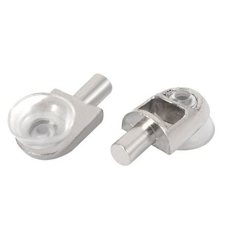 Furniture Cabinet Glass Shelves Metal Shelf Support Pins 5mm x 8mm 10 Pcs