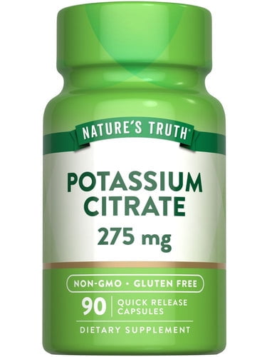 Nature's Truth Suplemento Citrato de Potasio 275 mg, 90 cápsulas ...