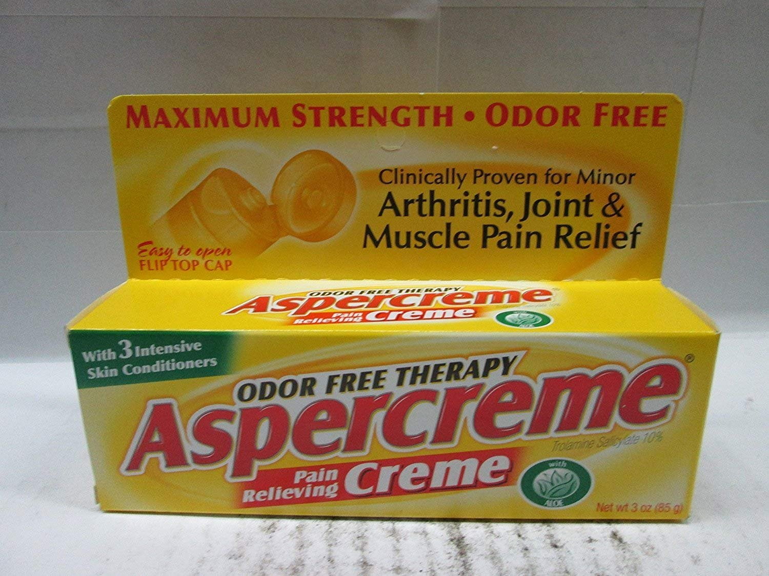 Aspercreme Pain Relief Cream for Arthritis Joint & Muscle Pain w/ Aloe ...