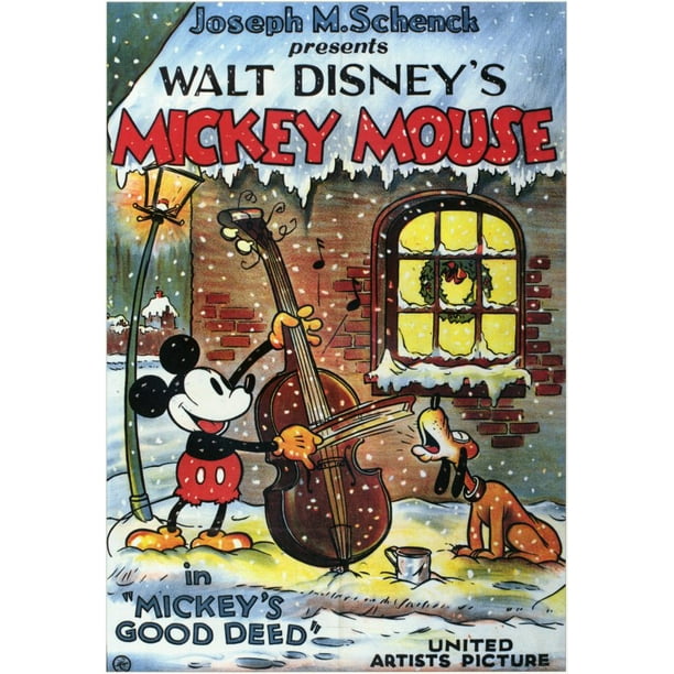Mickey's Good Deed (1932) 11x17 Movie Poster - Walmart.com