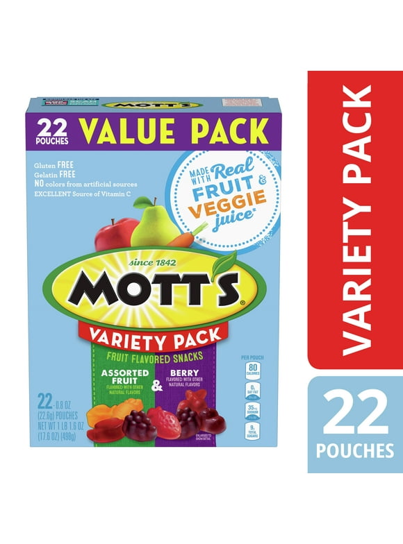 Mott's Fruit Snacks in Shop by Fruit Snacks Brand - Walmart.com