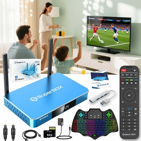 Newest SuperBox S7 Ultra 2026 Fully Loaded, 4G RAM+128G ROM Super Box ...
