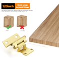 60 Pack 30 Pairs Semi-overlay 1/2 Inch Self-closing Face Frame Cabinet ...