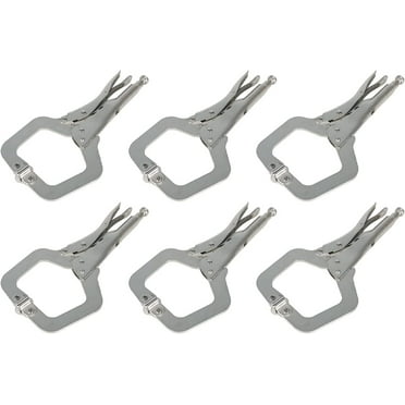 labwork 10Pcs 11 Inch Locking C Clamps with Swivel Pads Locking Alloy ...