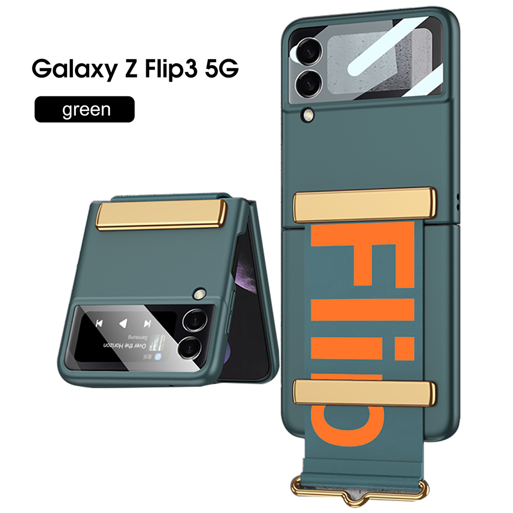 Case for Samsung Galaxy Z Flip 3 5G, Flip Rugged Hybrid Kickstand ...