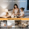 4 corn light bulbs 4000 300 watt equivalent super bright corn light ...
