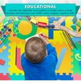 Ftwujt Kids Foam Alphabet and Number Floor Puzzle Mat 36 Tiles 4.7x4.7 ...