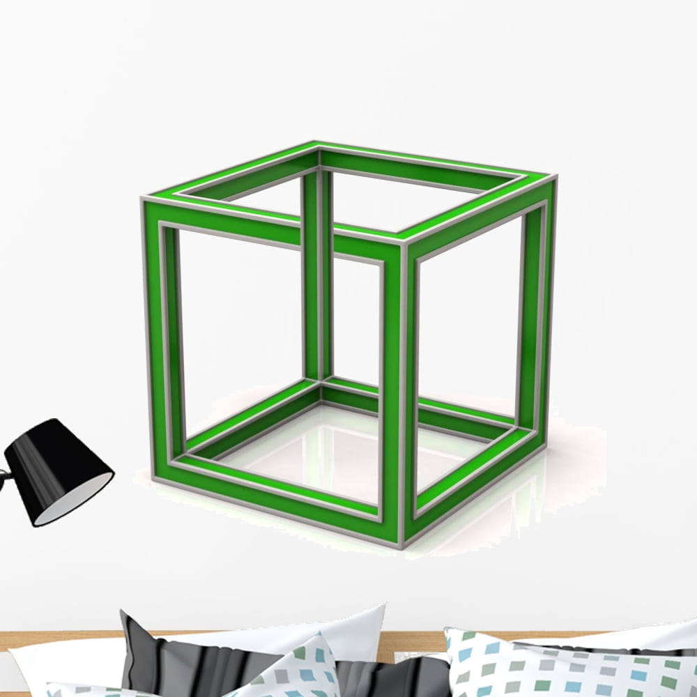 Optical Illusion Wall Decal by Wallmonkeys Peel and Stick Graphic (36 ...