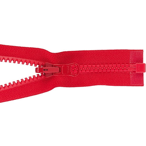 Vislon Reversible Separating Zipper 30 Inch-Red - Walmart.com