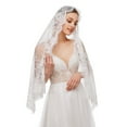 Lace Mantilla Catholic Veil Elegant Floral Pattern Soft Comfortable ...