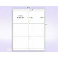Blank White Permanent Adhesive Labels for Laser/Ink Jet Printer 4" x 3 ...
