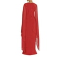 Tuianres Plus Size Dresses For Women Floral Maxi Dress Flowy 3 4 Sleeve