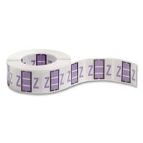 Smead A-Z Color-Coded End Tab Filing Labels V 1 x 1.25 White 500/Roll ...