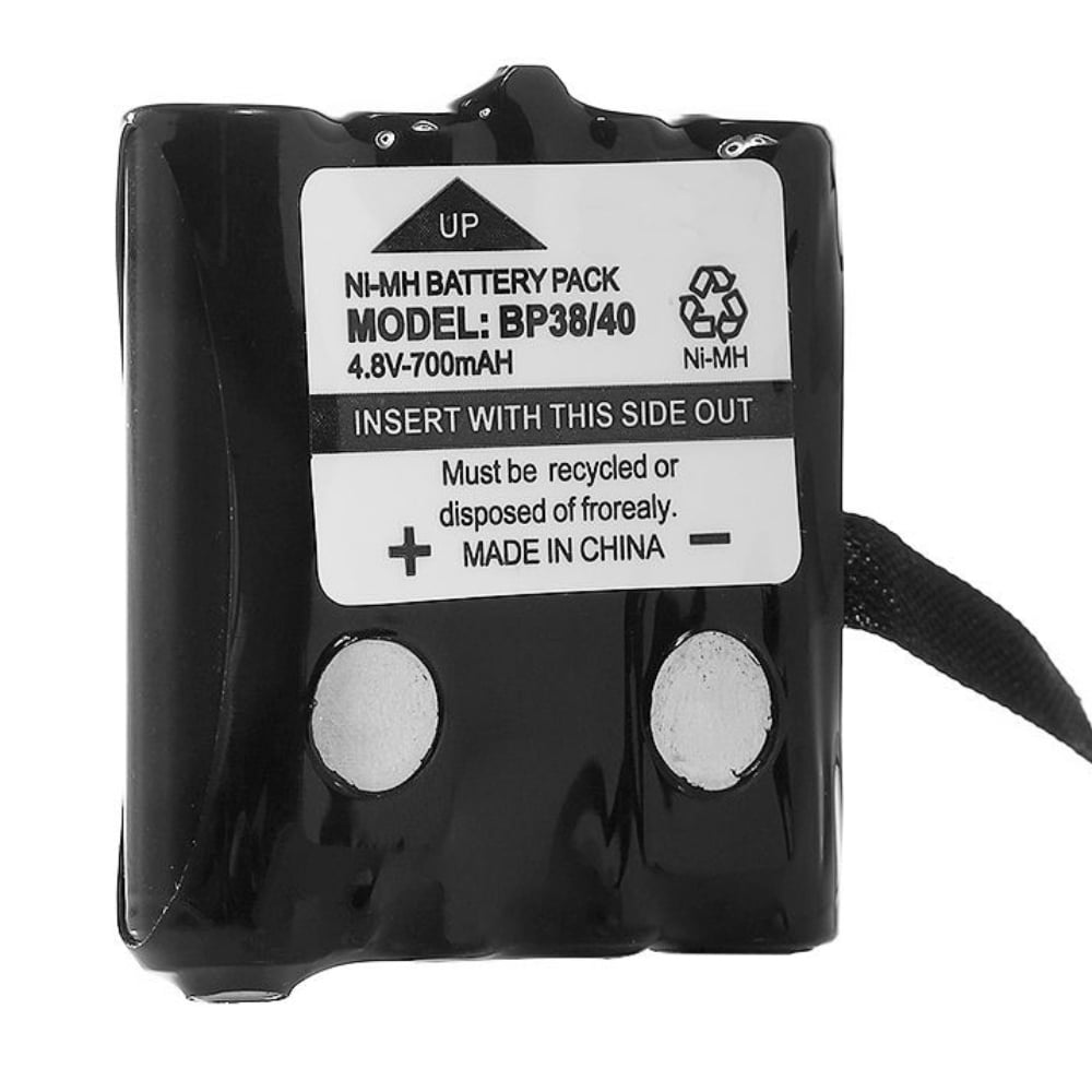 Replace for Uniden BP-40 BP-38 BP-39 2-Way Radio Battery 700mAh 4.8v ...