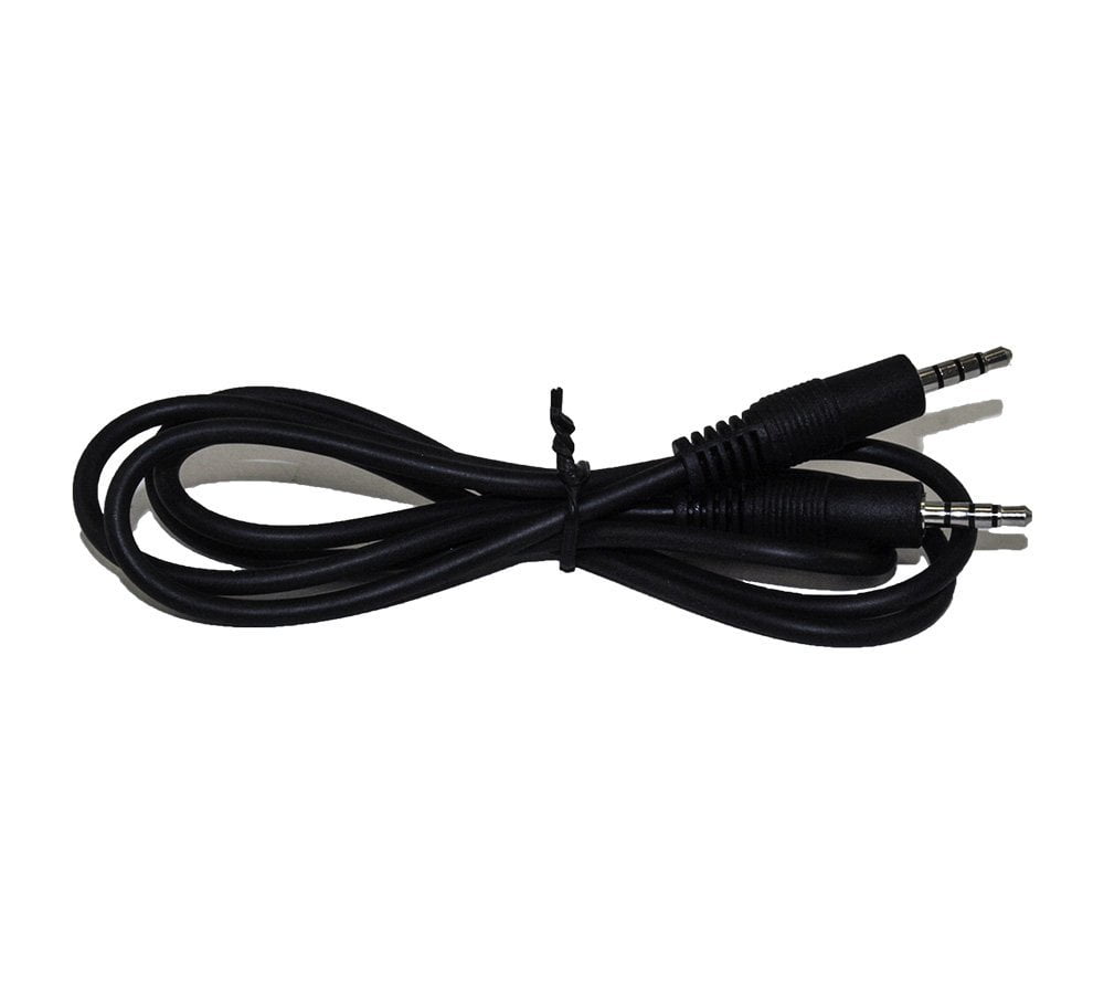 3ft 3.5mm 4 Conductor TRRS / 3 Band + Mic or Video Male to Male Cable ...