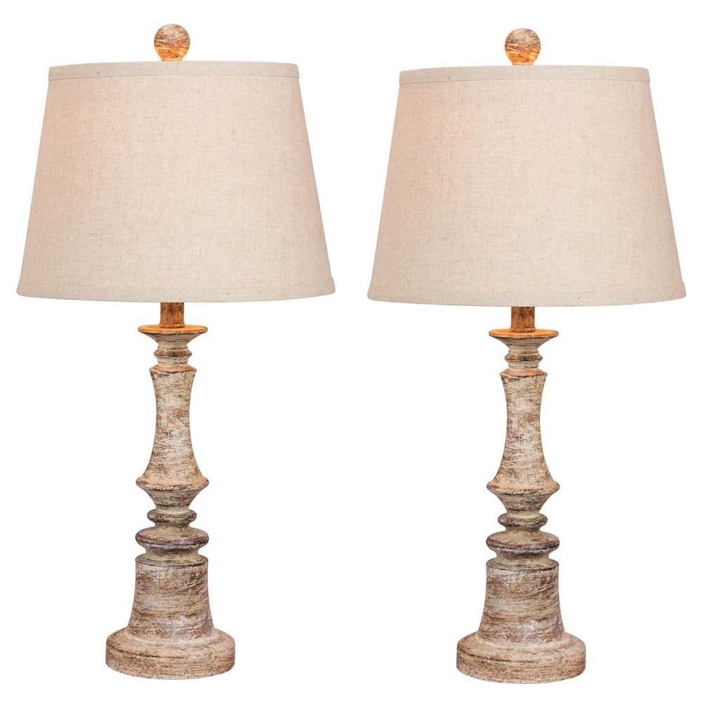 Table Lamp in Cottage Beige - Set of 2 - Walmart.com - Walmart.com