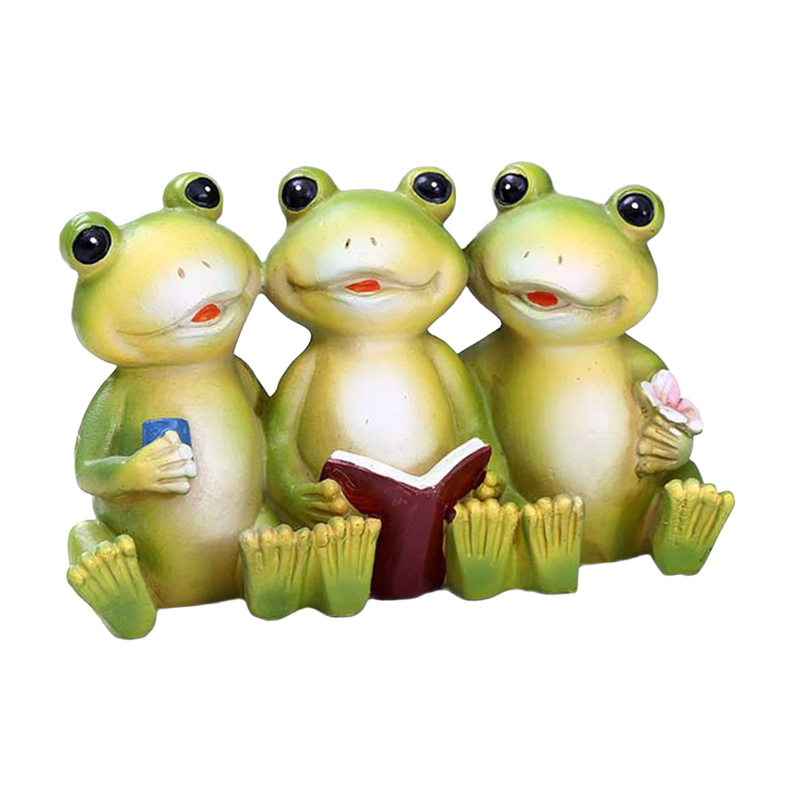Click here for Lijie Frog Statue Creative Cute Garden Statue For... prices