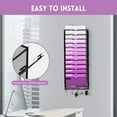 INTIGE 13-Tier Hanging File Organizer with Hooks Wall File Holder for ...