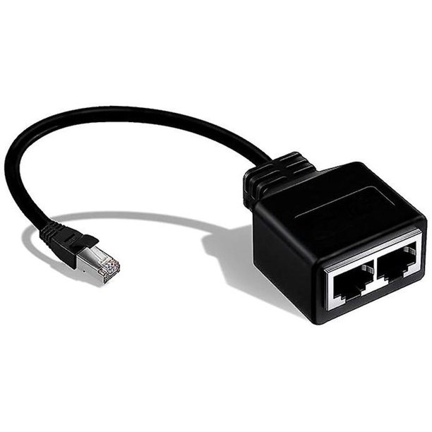 Ethernet Splitter Rj45 Male To Dual Rj45 Female Ethernet Adapter ...