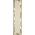 SAFAVIEH Martha Stewart Poppy Floral Border Area Rug, Cornucopia Beige ...