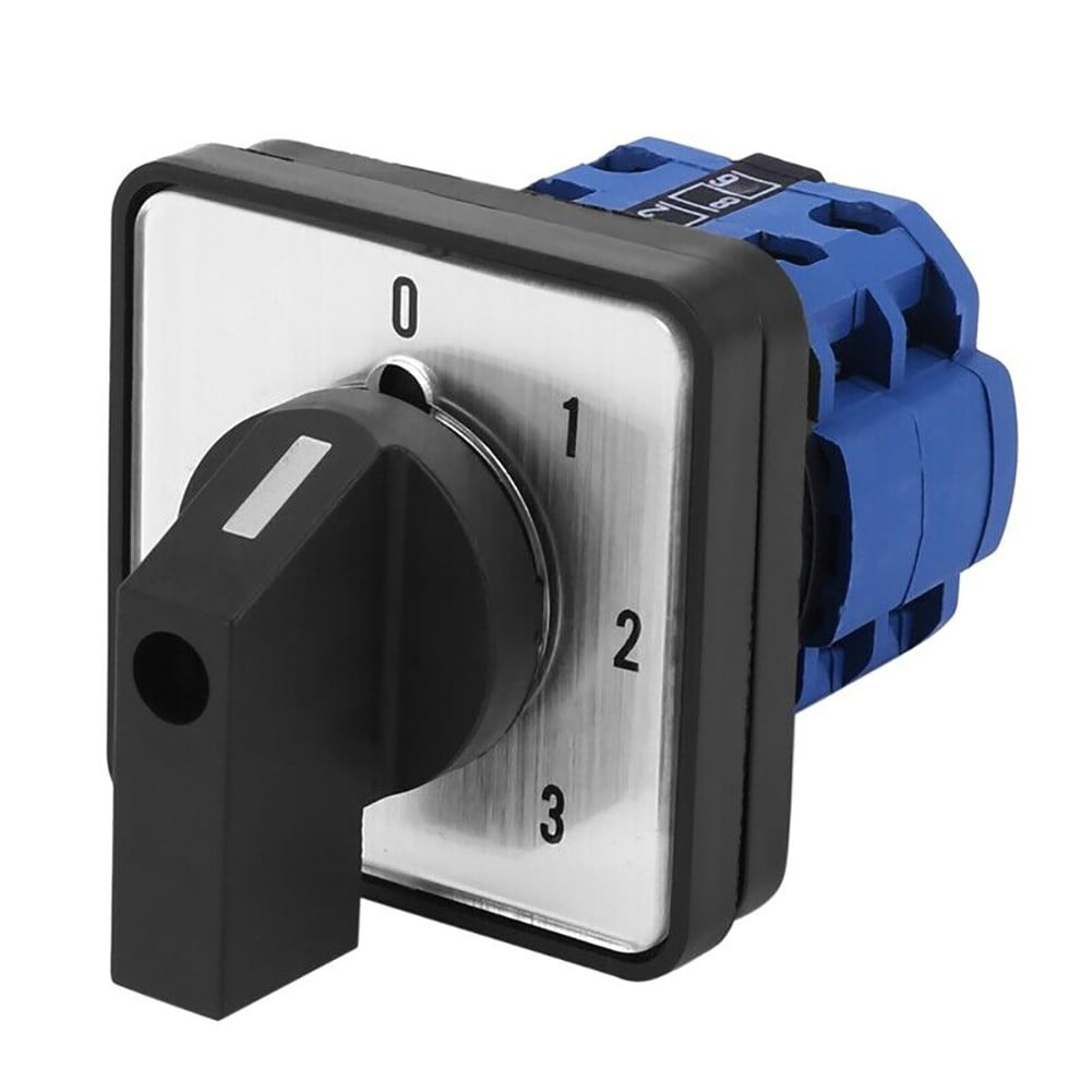 Buy 660V 20A Switch 4-Position 2 Pole Rotary Selector Universal Rotary ...