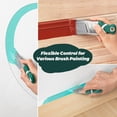 3 Pack 2 Inch Angled Paint Brush Set, Synthetic Bristles, Easy Grip ...