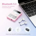 MECHEN M3 Portable MP3 Music Player 64GB with Bluetooth 5.3 Memory ...