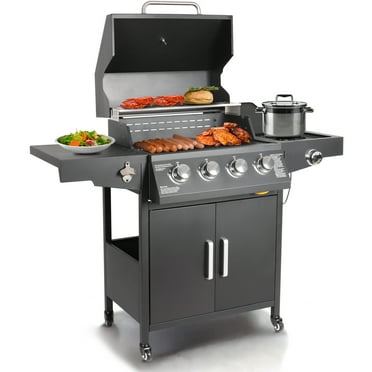 Expert Grill 6 Burner Propane Gas Grill in Blue - Walmart.com
