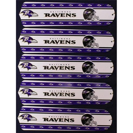 Ceiling Fan Designers 52SET-NFL-BAL NFL Baltimore Ravens Football 52 In ...