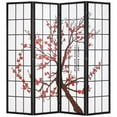 NiamVelo 4 Panel Room Dividers for Home Office, 6Ft Folding Privacy ...
