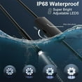 1920P HD Endoscope Camera with Adjustable LED Lights 7.9mm IP68 ...