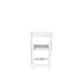 Chair - Classic Wood Folding - White/White Seat (4/Box) - Walmart.com