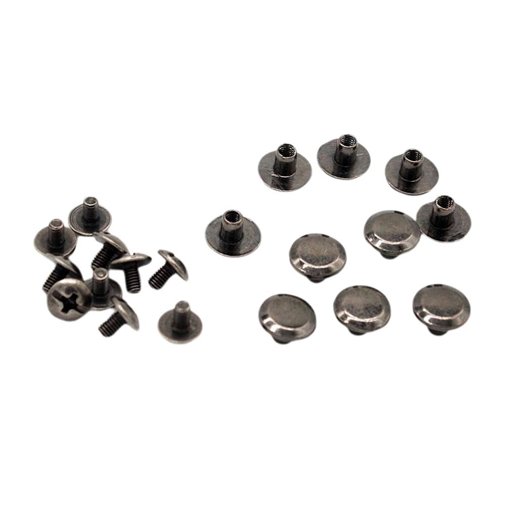 10 Set 10mm Rivets Fasteners Clothes Bracelets Coat Document Decor ...
