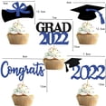Dream Lifestyle 10 PCS Graduation Cupcake Toppers 2022,Glitter Diploma ...