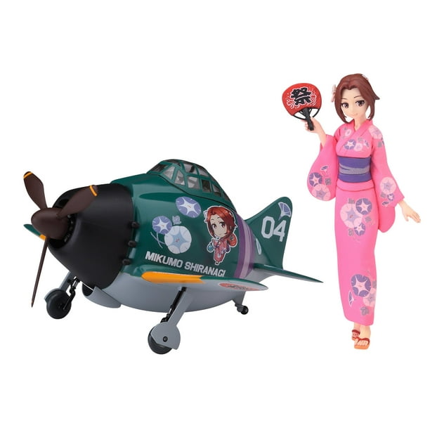 Egg Girls Collection No.04 1/20 Mikumo Shiranagi w / Egg Hikoki Zero ...