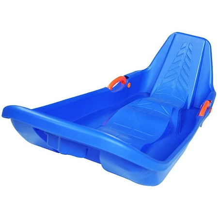 Large Pull Sled for Adults, PE Plastic Utility Sled for Snow Sledding ...