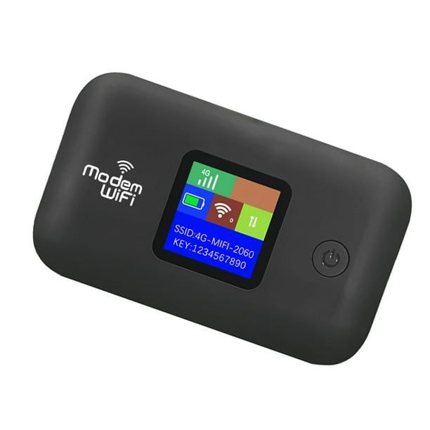 4G LTE Mobile Hotspot Router, Plug and Play Portable 4G Router WPA WPA2 ...